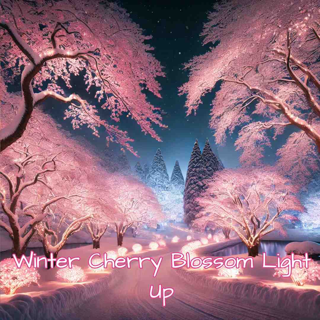 Winter Cherry Blossom Light Up - Festival Of Lights